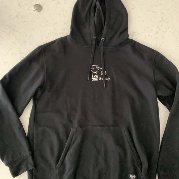 Vans | Shirts | Rare Vans Peanut Charlie Brown Good Grief 27 Hoodie ...